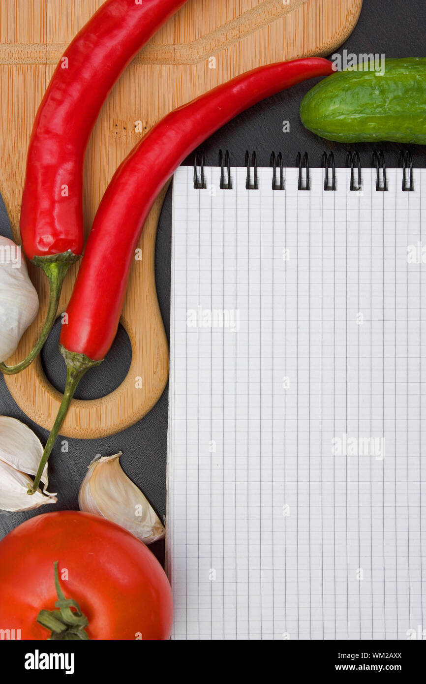 vegetables and cooking utensils for cutting table Stock Photo - Alamy