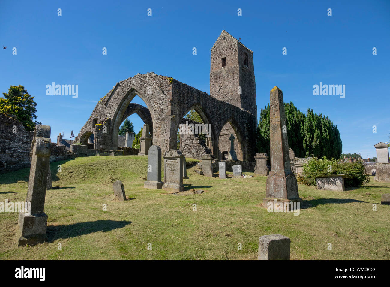 Muthill Old Church and Tower, Muthill, Perthshire, Scotland, UK Stock ...