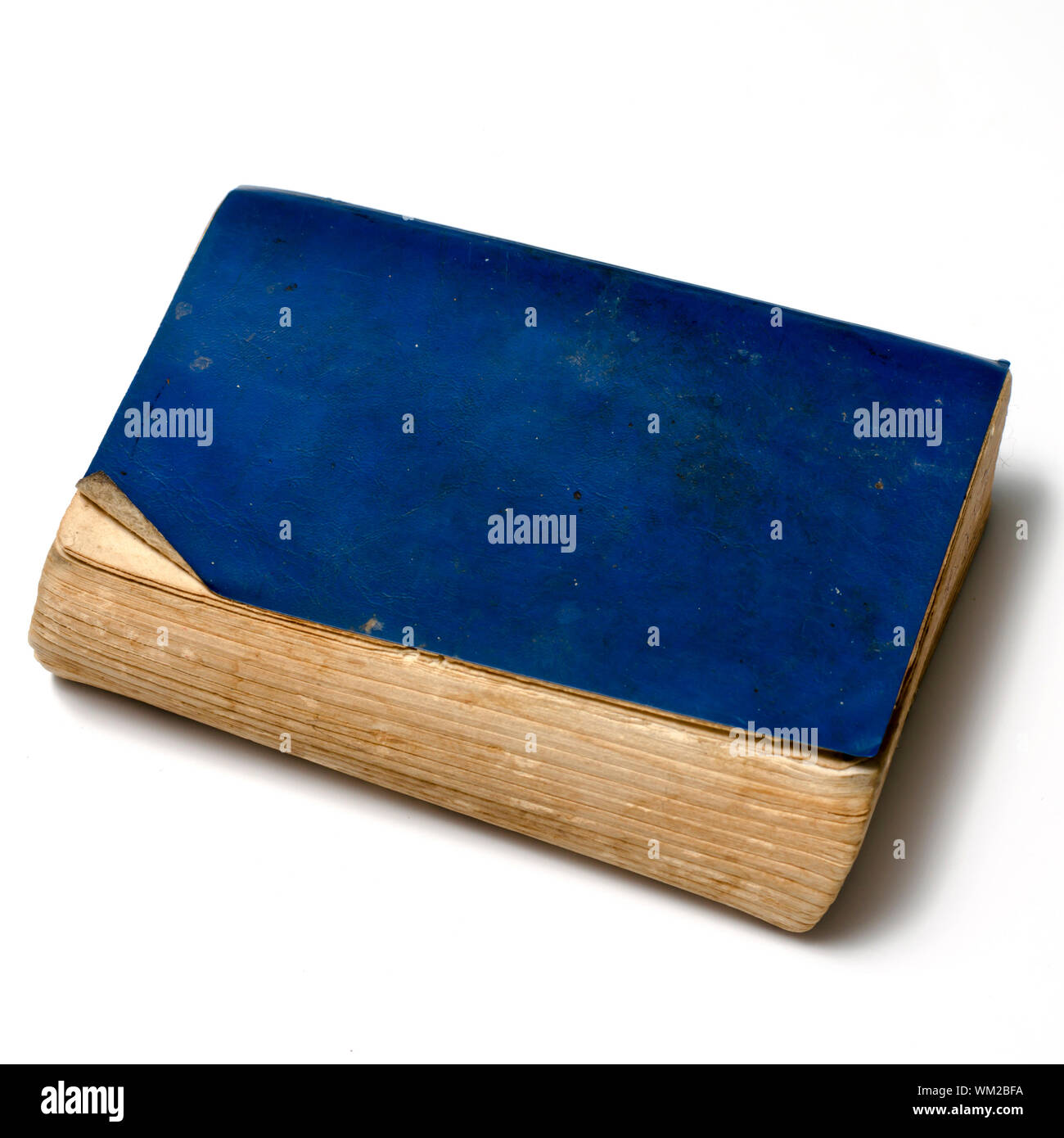 Old book blue cover hi-res stock photography and images - Alamy