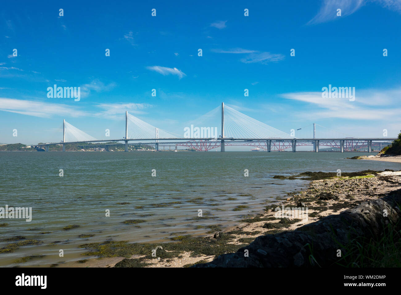 The three Forth Bridges near Edinburgh, Scotland, UK Stock Photo - Alamy