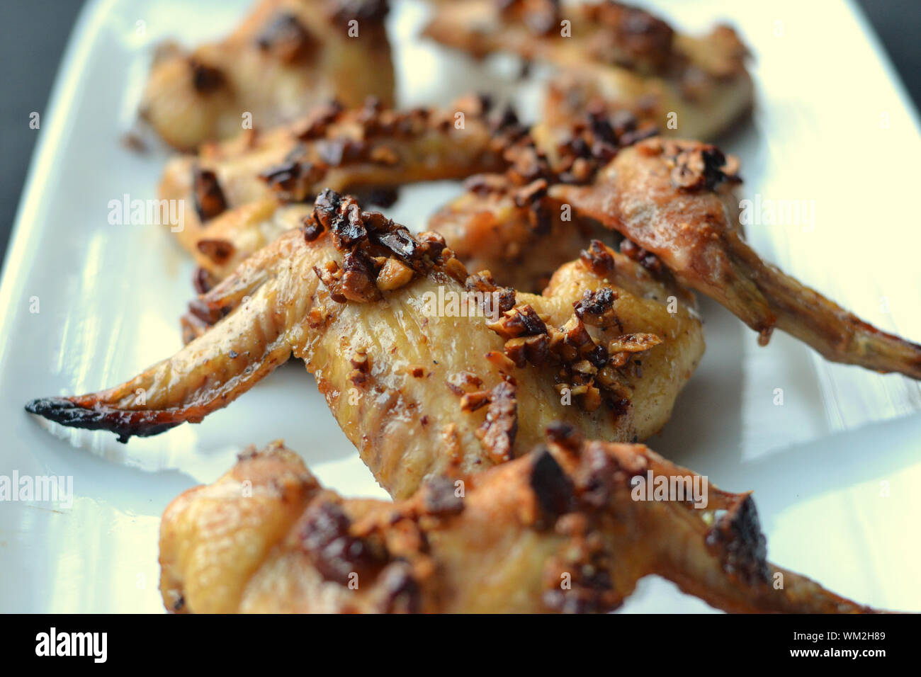 Chicken wings plate hi-res stock photography and images - Alamy