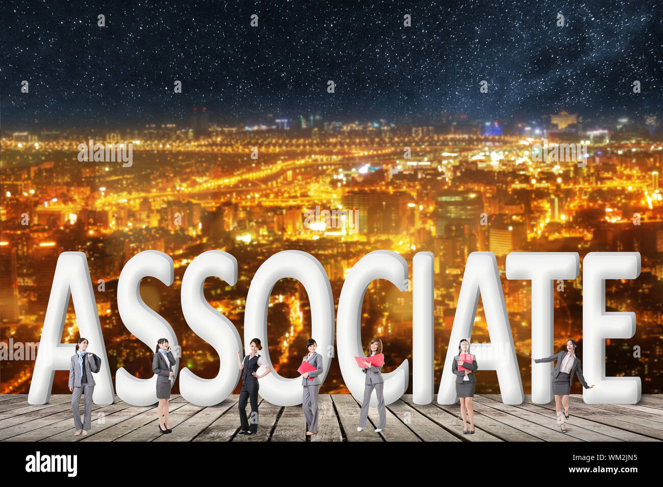 Concept of partner, friends,collaborate with group of business people ...