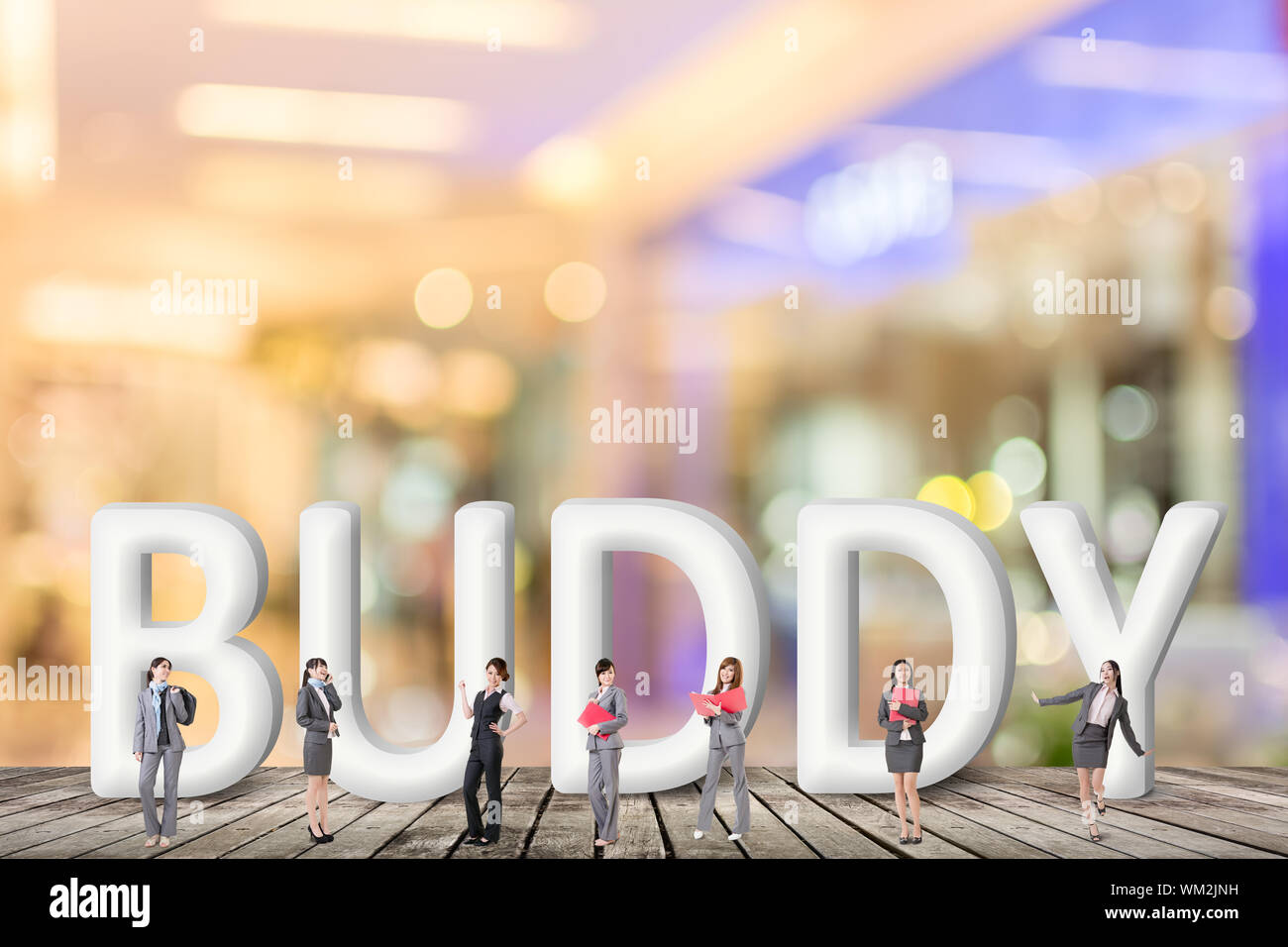 Concept of partner, friends,collaborate with group of business people ...