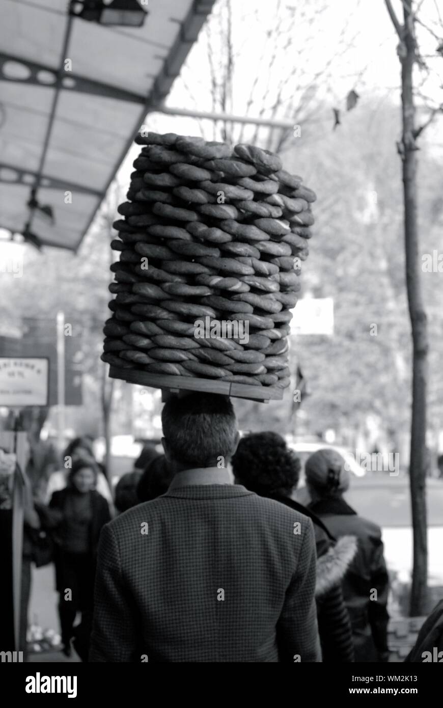 Man Carrying Bread On Head High Resolution Stock Photography and Images ...