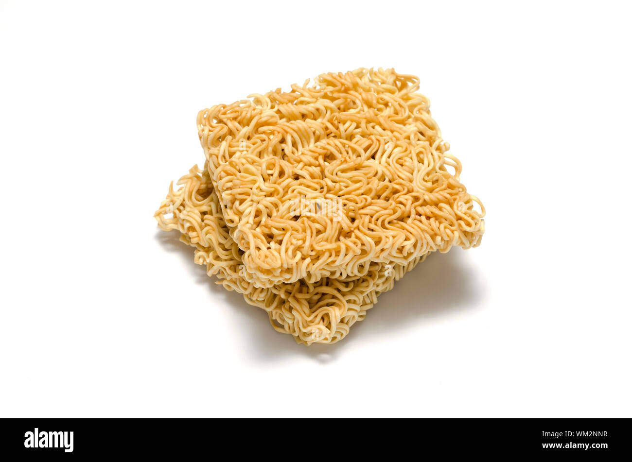 Instant noodle block Cut Out Stock Images & Pictures - Alamy