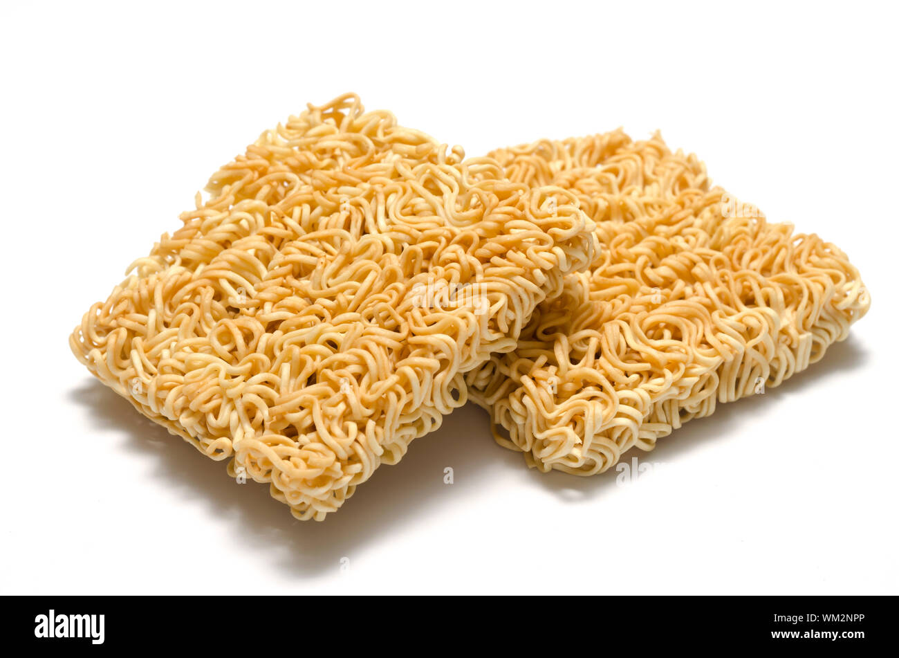 Instant noodle block Cut Out Stock Images & Pictures - Alamy