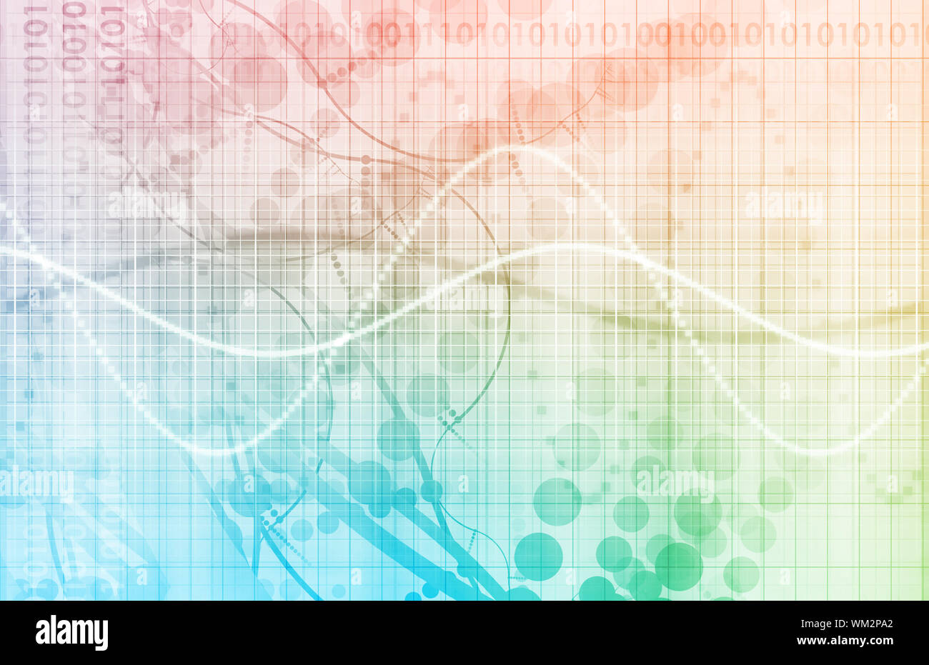 Medical Research Background with Molecule Formation Art Stock Photo - Alamy