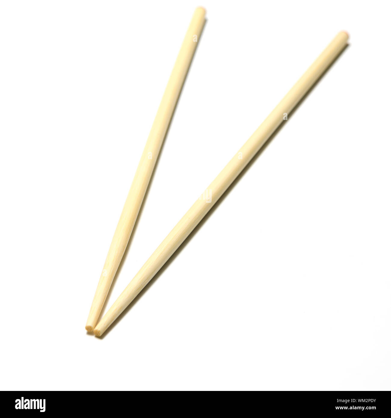chopsticks on a white background Stock Photo - Alamy