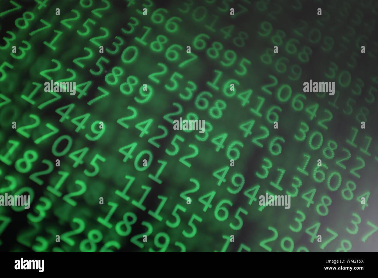 Numbers on the monitor hi-res stock photography and images - Alamy