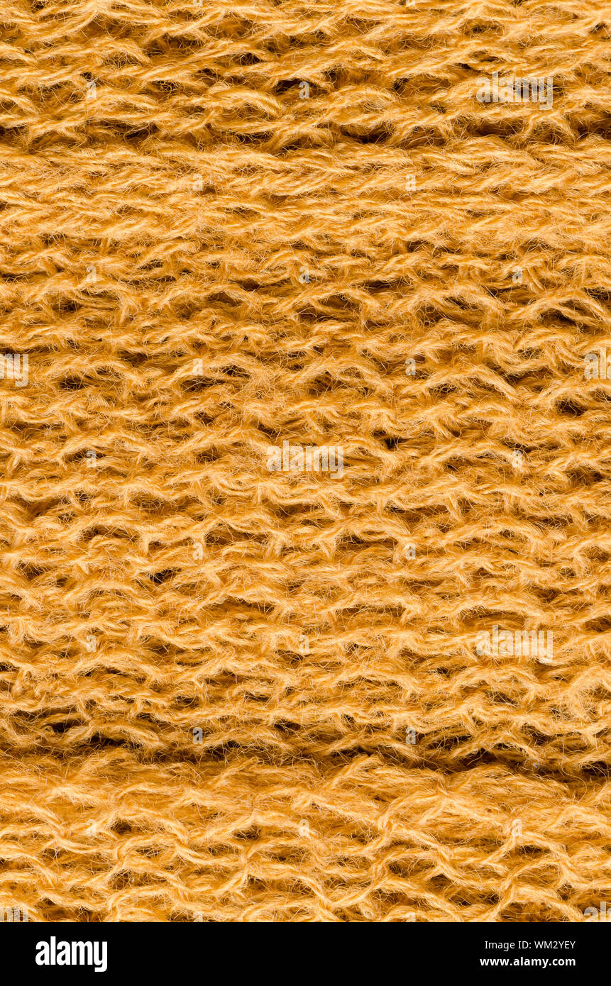 Yellow wool texture, close up Stock Photo - Alamy