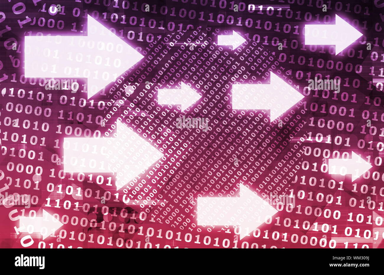 Ecommerce Digital Background with Binary Transaction Data Stock Photo ...