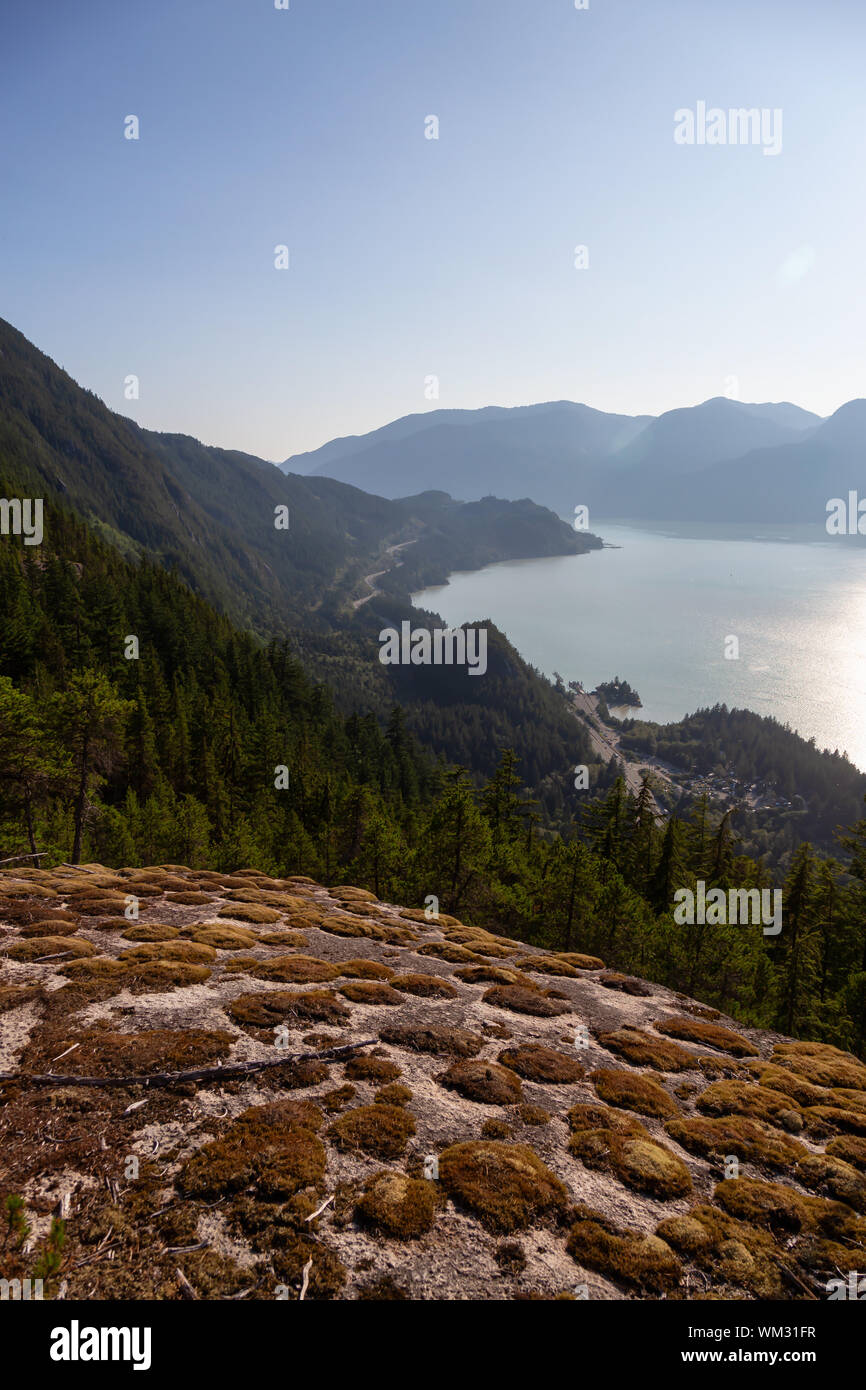 Beautiful Canadian Landscape View during a sunny summer day. Taken in ...