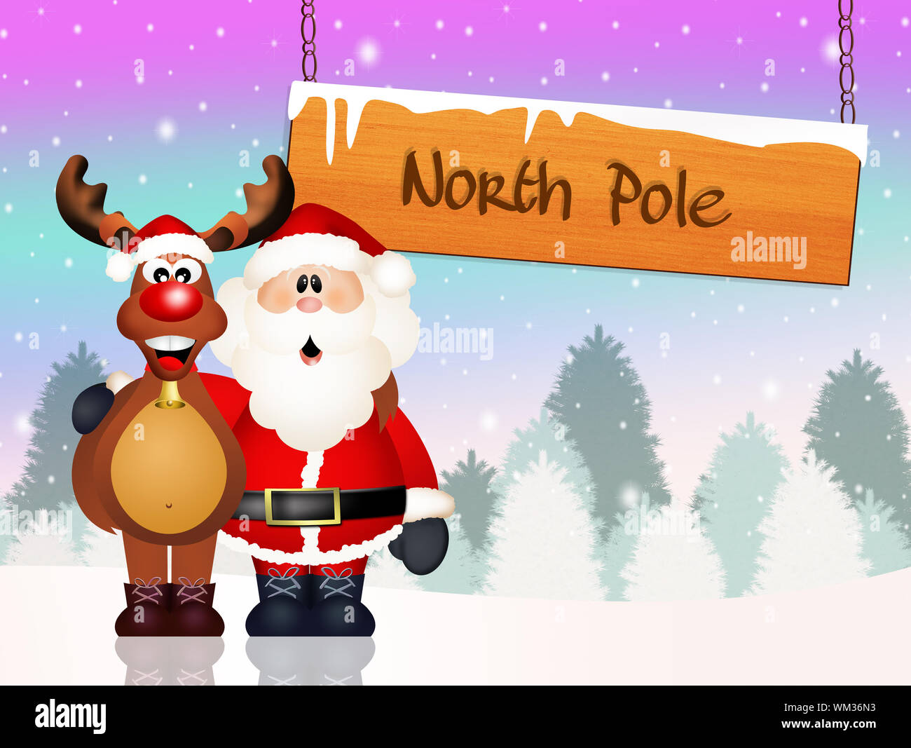 Snowman north pole hi-res stock photography and images - Alamy