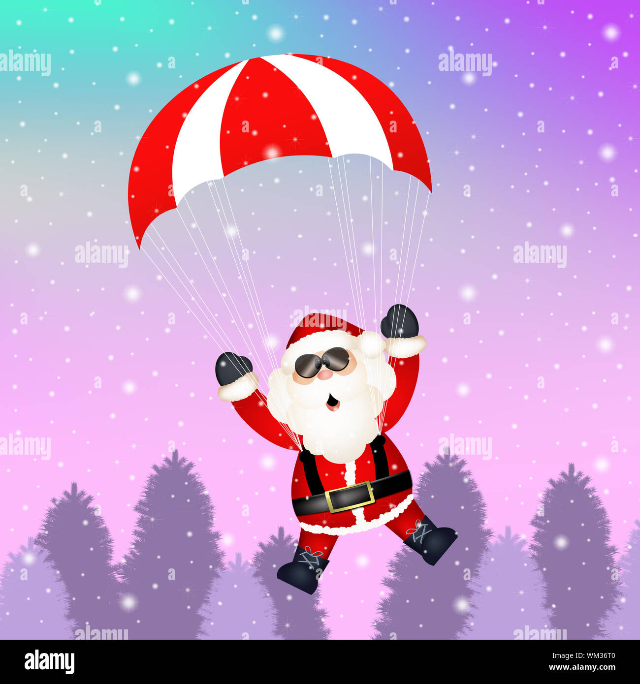 Funny Santa Claus Stock Photo - Alamy