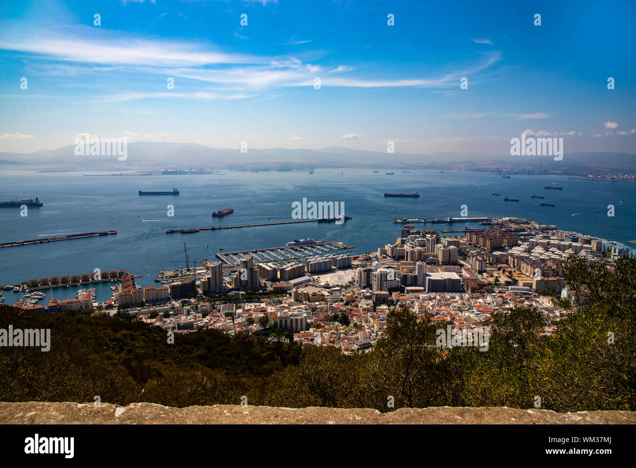 View from gibraltar hi-res stock photography and images - Alamy
