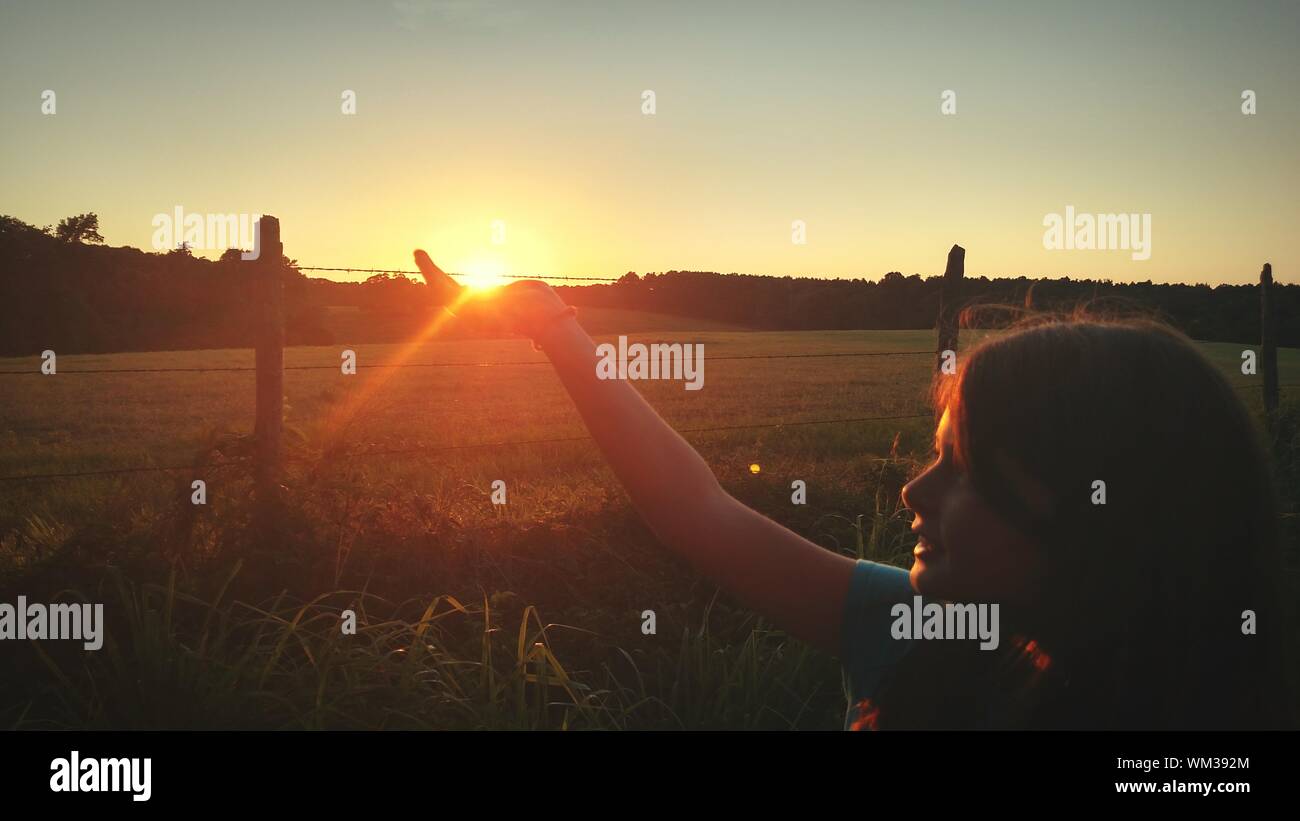 Child illusion hi-res stock photography and images - Alamy