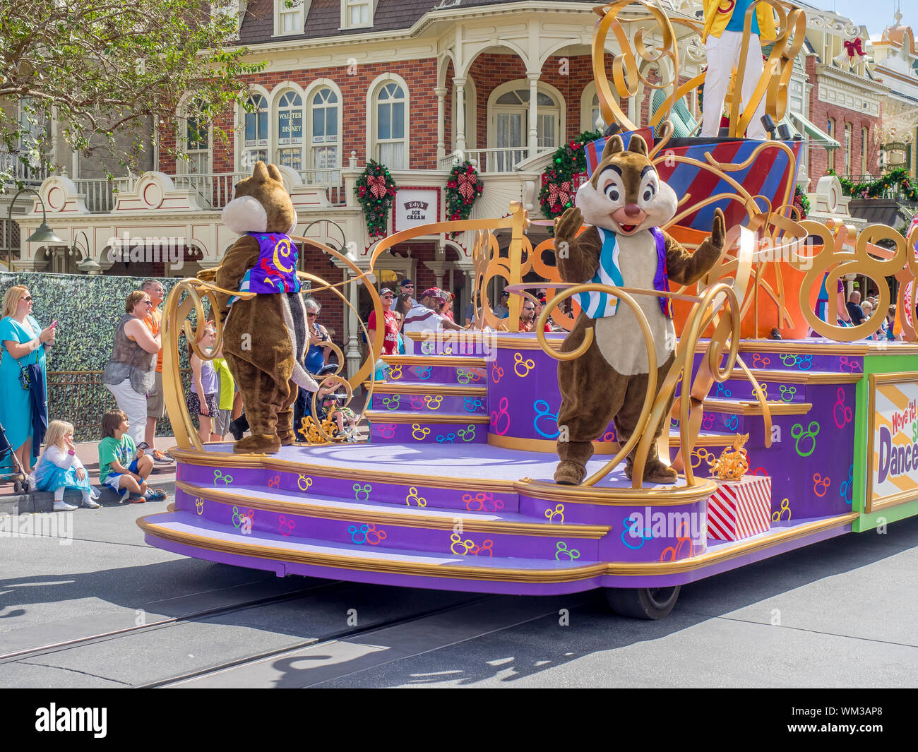 Magic Kingdom park view and buildings in Orlando, Florida. Magic ...