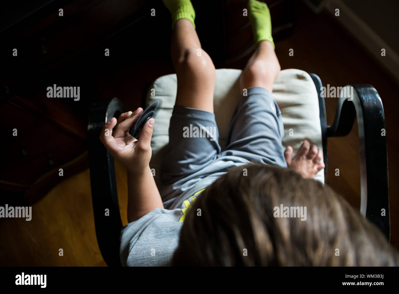 Child Playing With Fidget Spinner High Resolution Stock Photography and ...