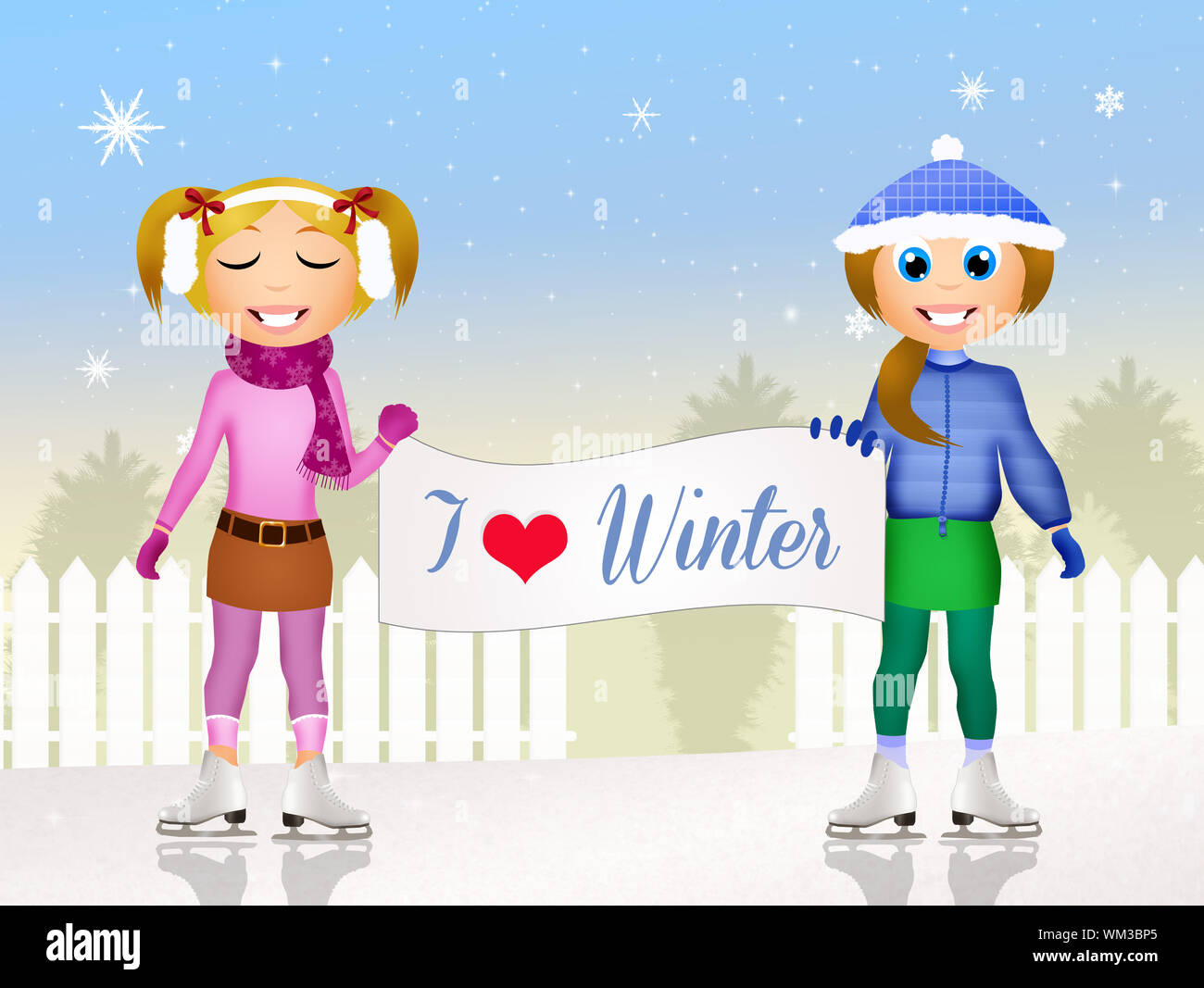 I love winter Stock Photo - Alamy