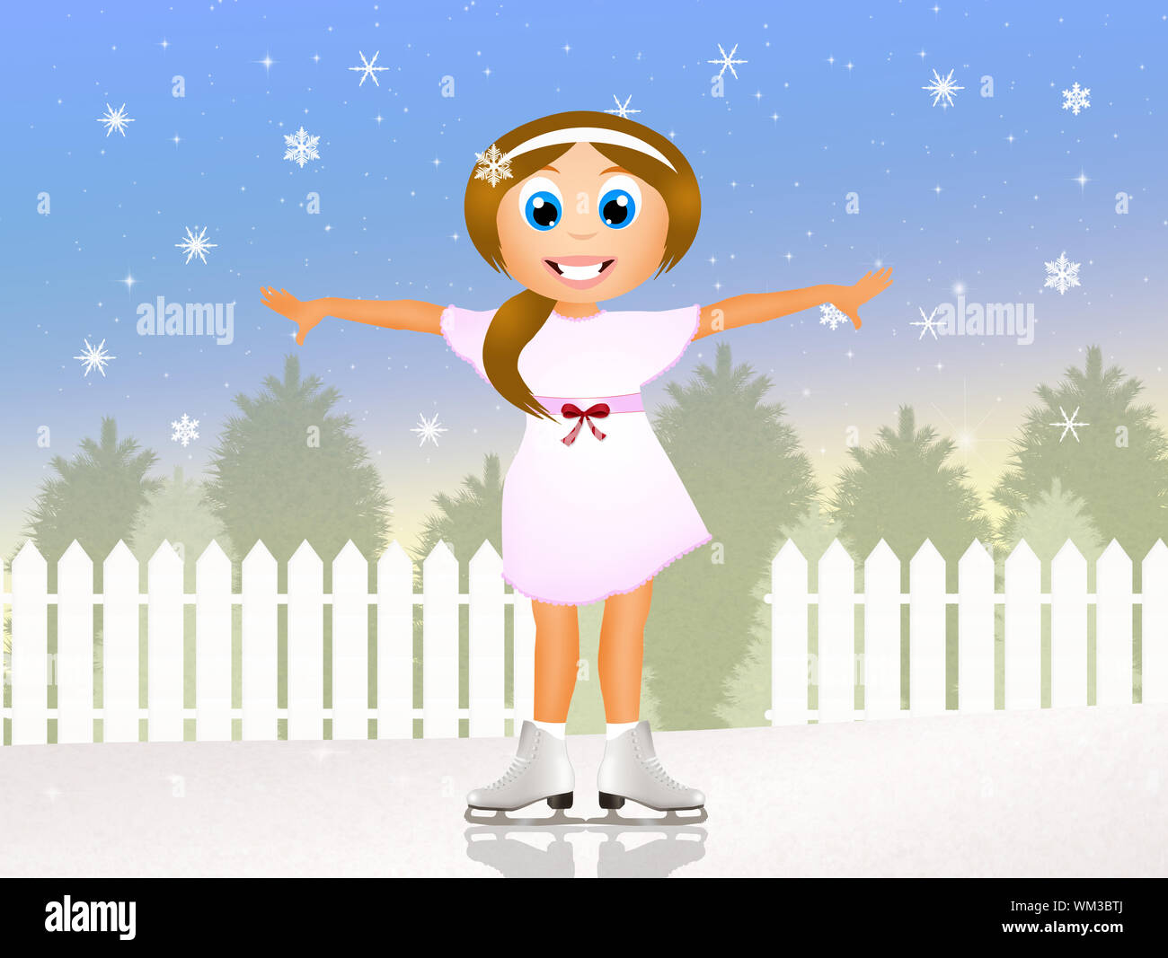 Icy Cartoon Girl