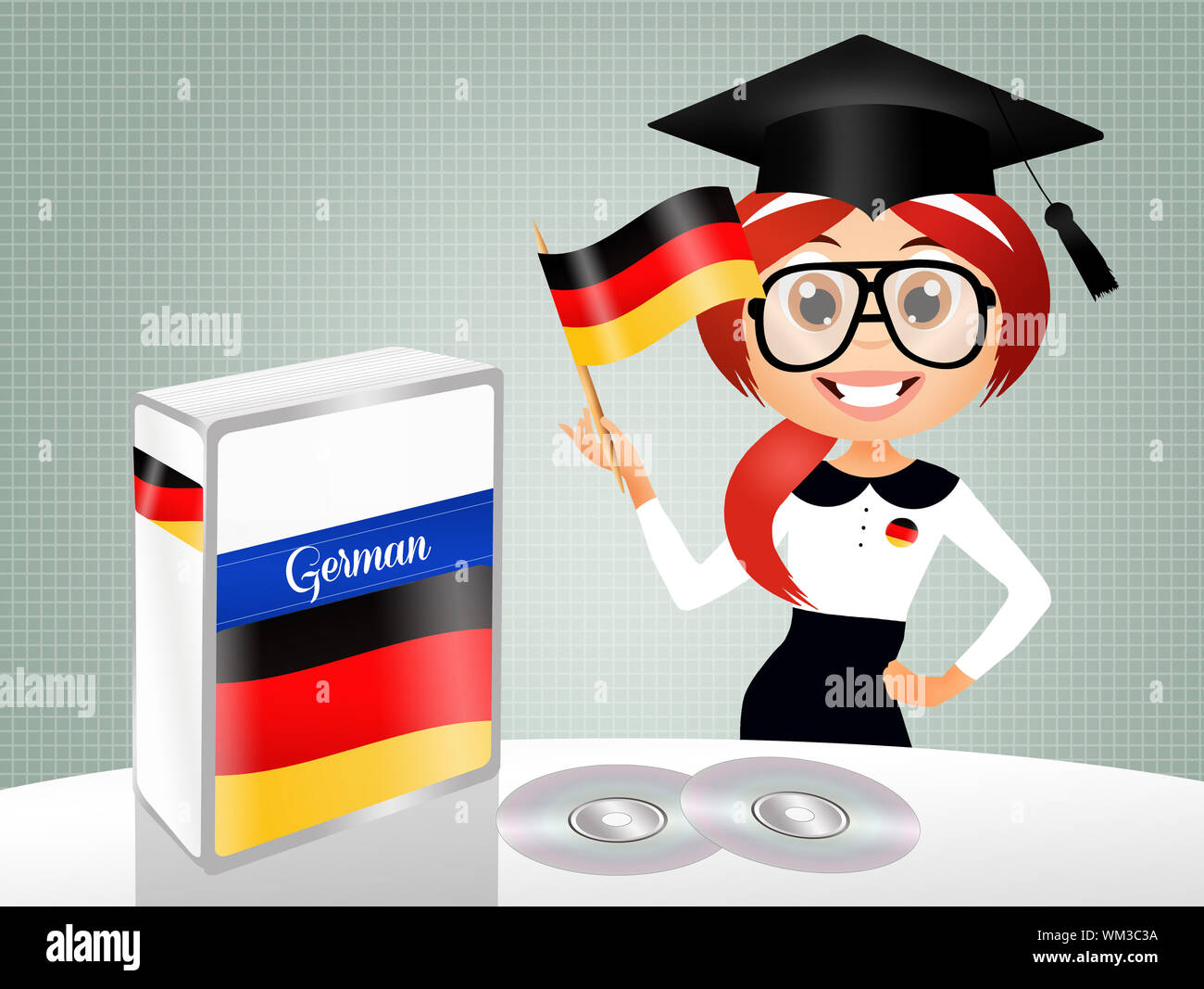german language course Stock Photo - Alamy