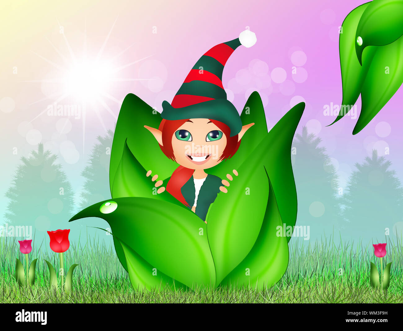 bud with elf Stock Photo - Alamy