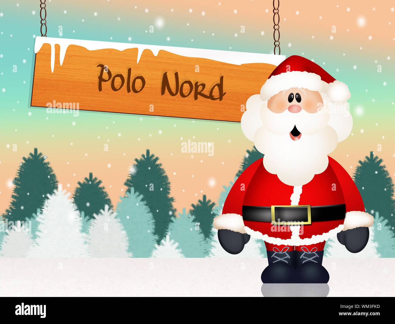 Snowman north pole hi-res stock photography and images - Alamy