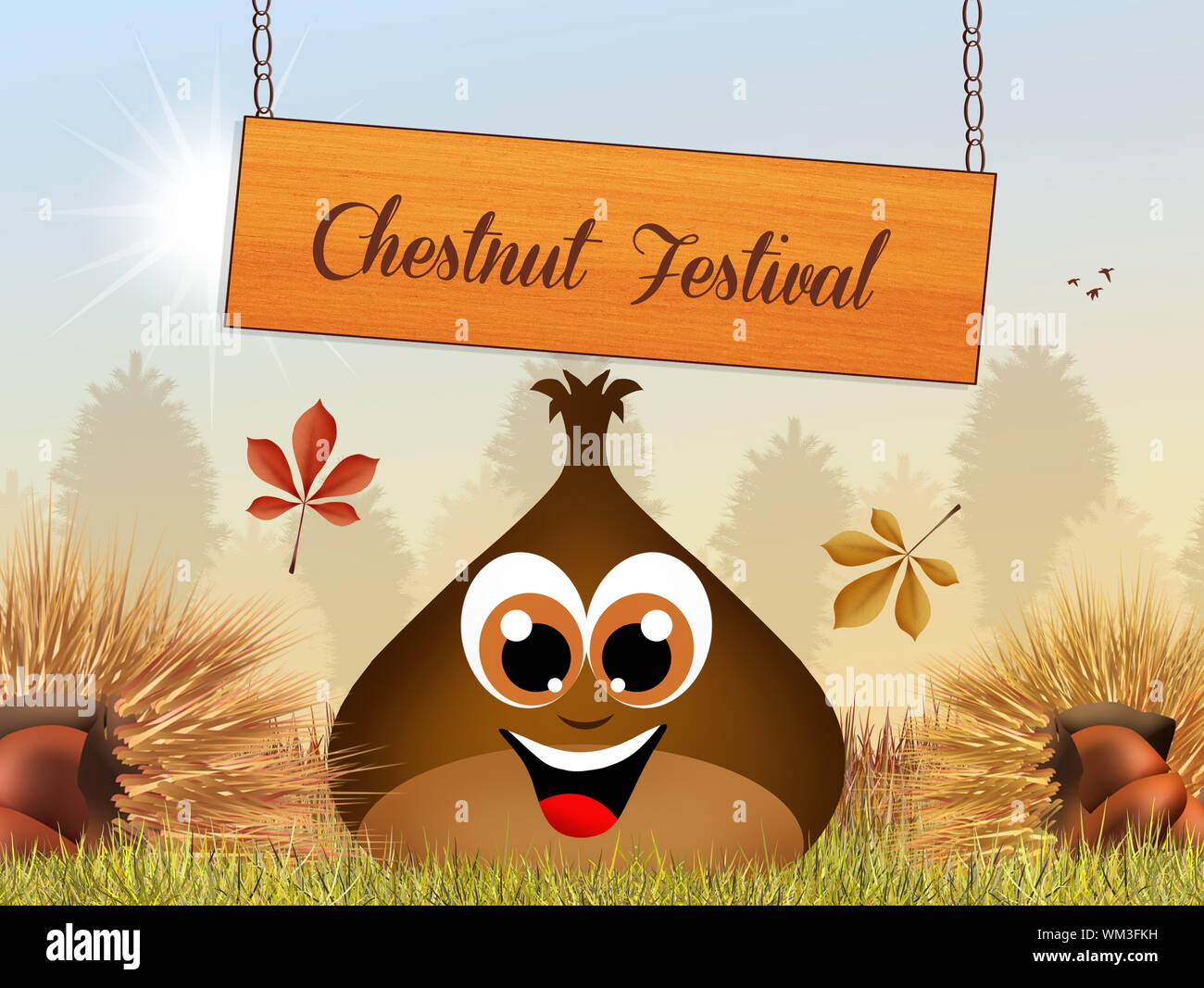 Chestnut harvest festival hi-res stock photography and images - Alamy