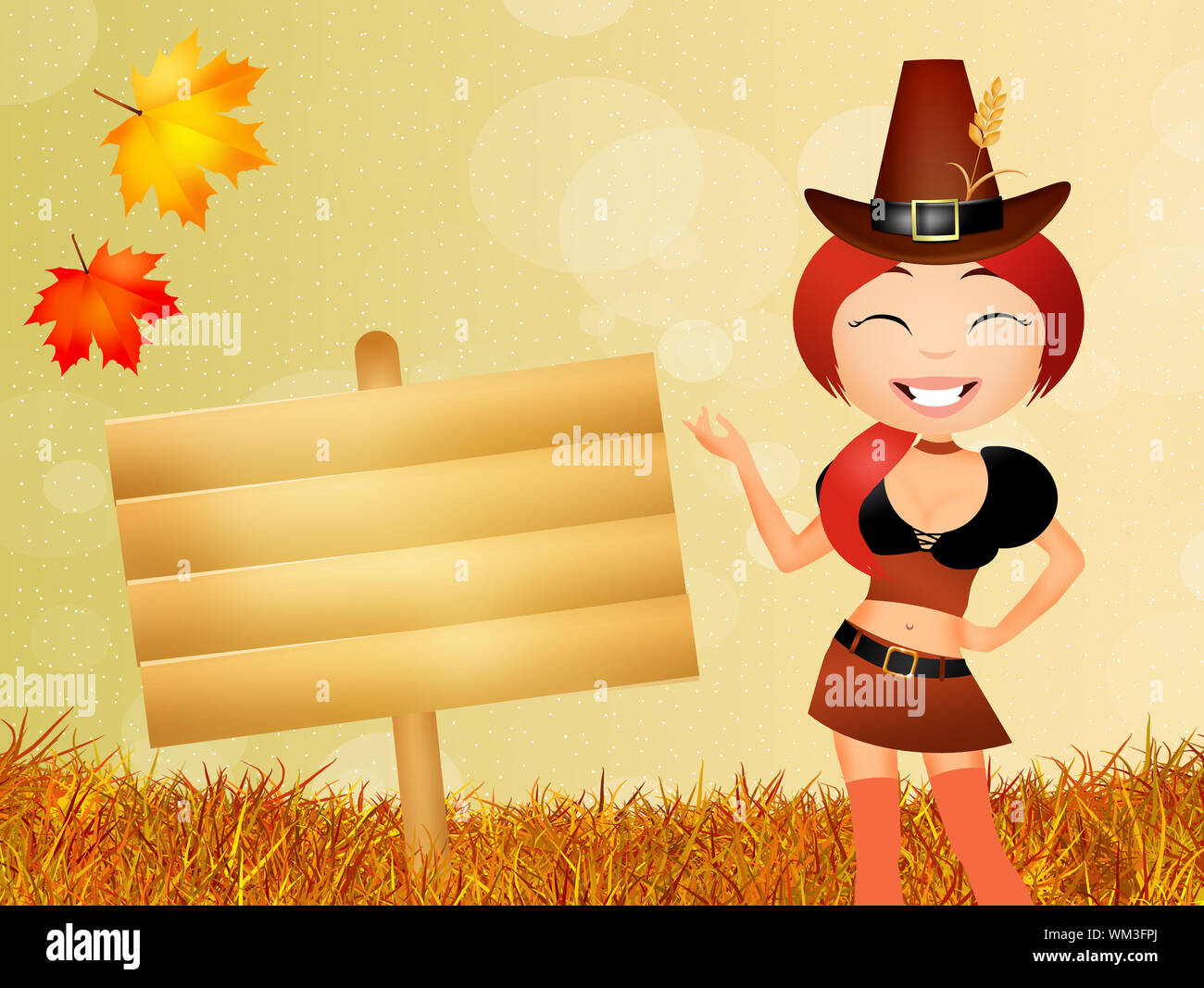 Girl corn cob cartoon hi-res stock photography and images - Alamy