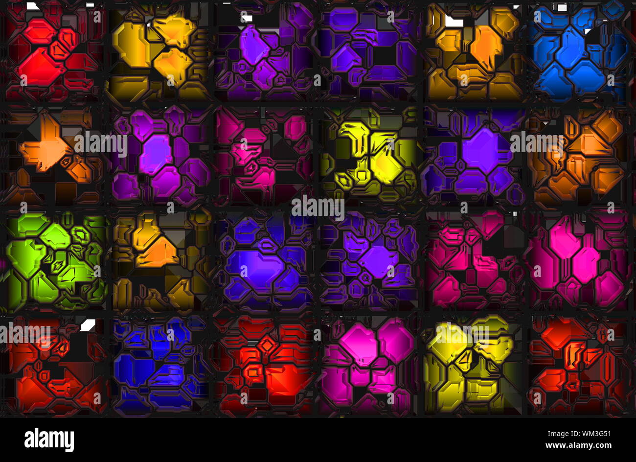 Crystal Colorful Futuristic Gems as a Background Stock Photo - Alamy