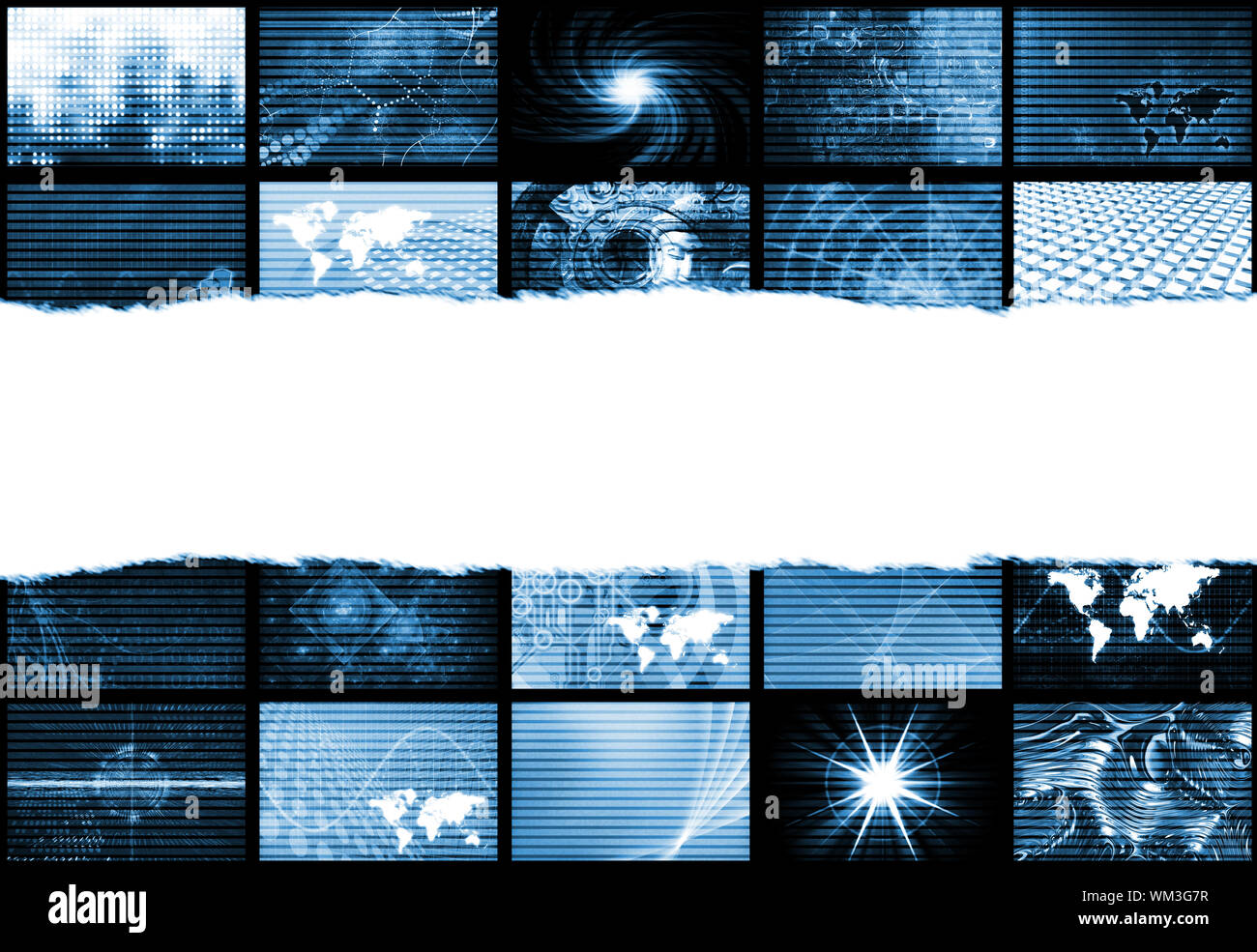 Trendy Digital Abstract With Space for Text Stock Photo - Alamy