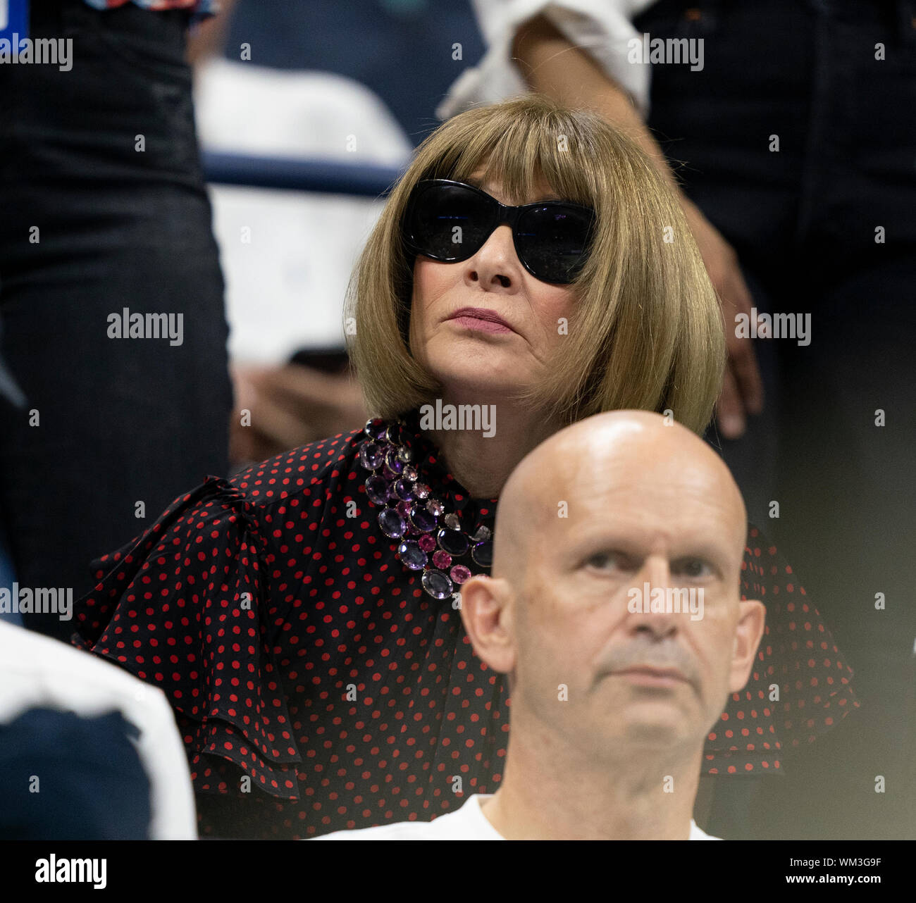 Roger federer and anna wintour hi-res stock photography and images - Alamy