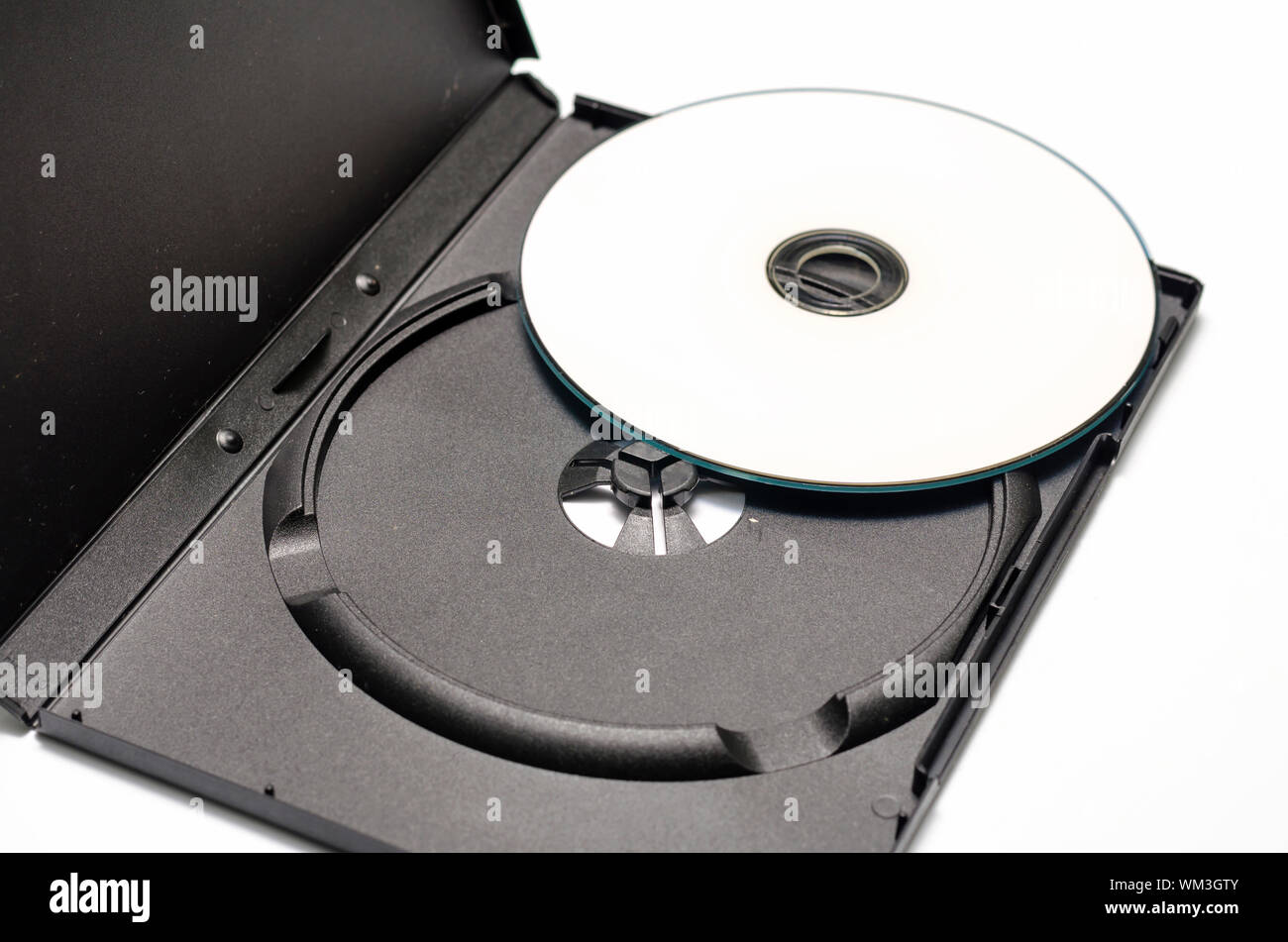 dvd case on a white background Stock Photo - Alamy