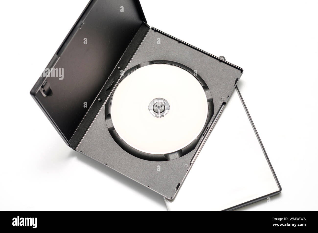 dvd case on a white background Stock Photo - Alamy