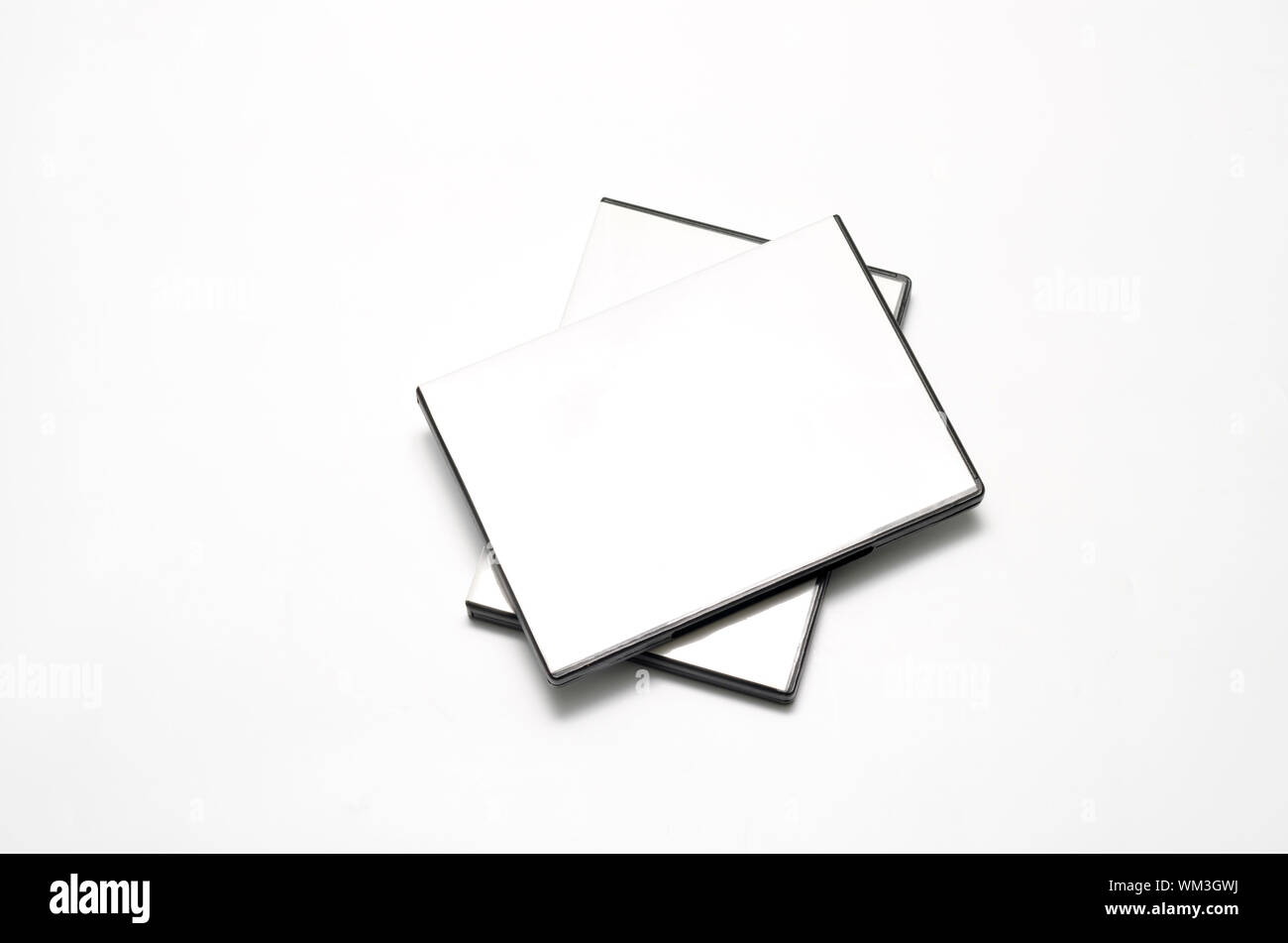 dvd case on a white background Stock Photo - Alamy