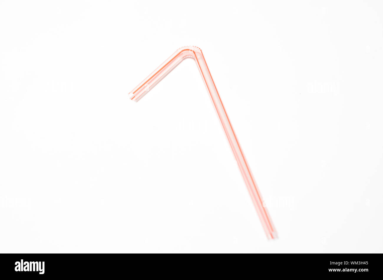 straw on a white background Stock Photo - Alamy