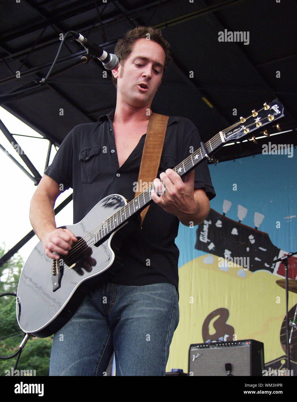 JULY 11: Emerson Hart of Tonic performs during the Jeep World Festival ...