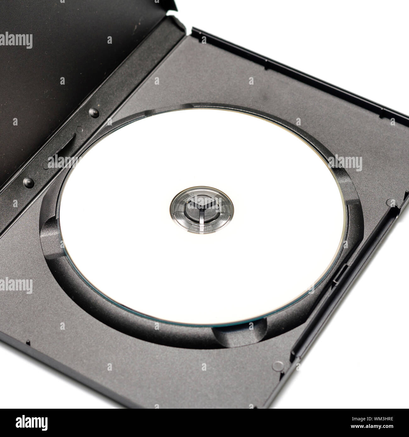 dvd case on a white background Stock Photo - Alamy