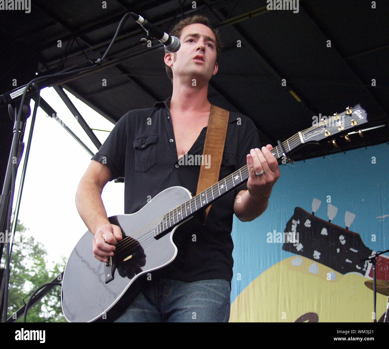 JULY 11: Emerson Hart of Tonic performs during the Jeep World Festival ...