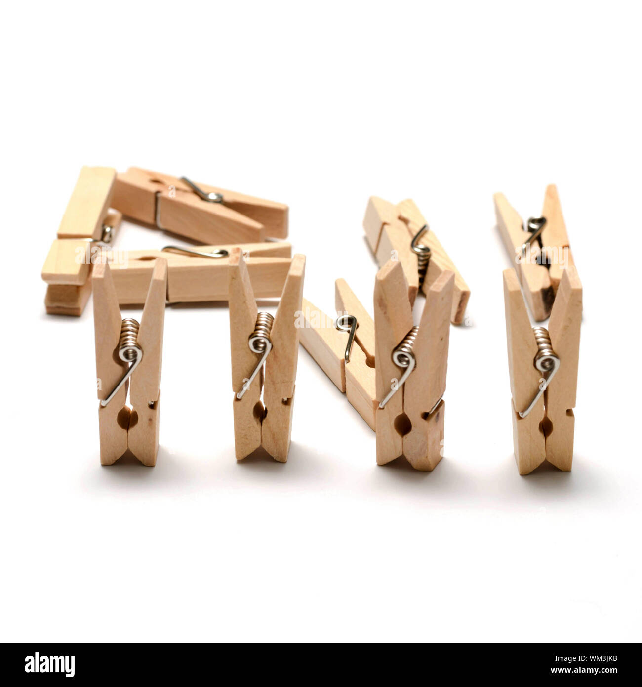 Vintage clothes pin and object Cut Out Stock Images & Pictures - Alamy