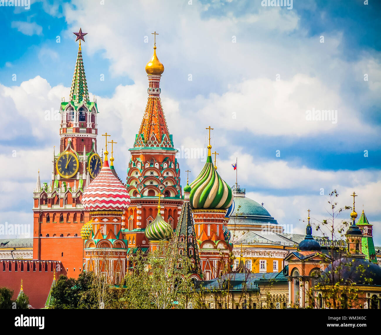 Beautiful towers saint basils hi-res stock photography and images - Alamy