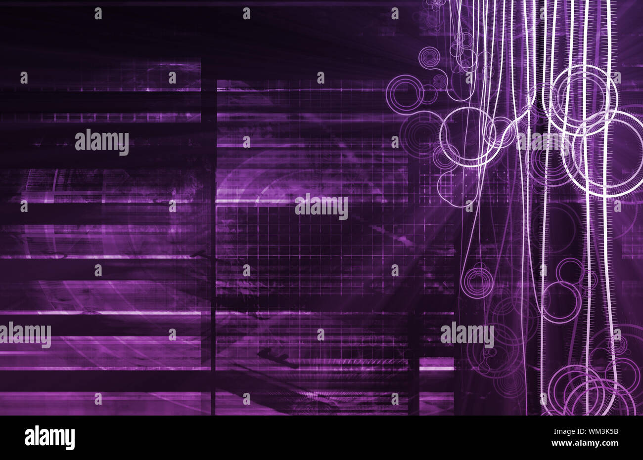 Purple Nanotechnology as a Medical Science Concept Stock Photo - Alamy