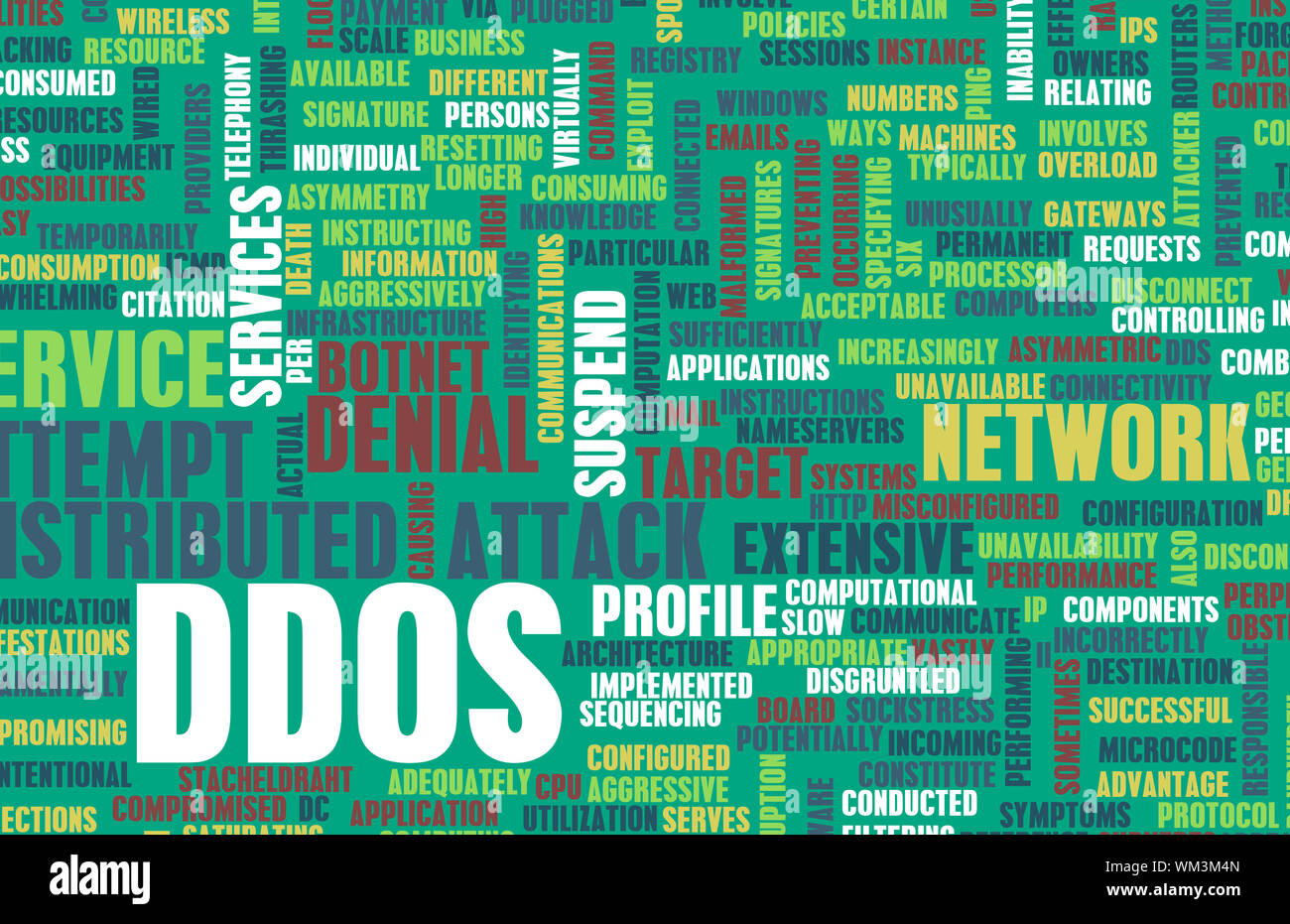 DDOS Distributed Denial of Service Attack Alert Stock Photo - Alamy