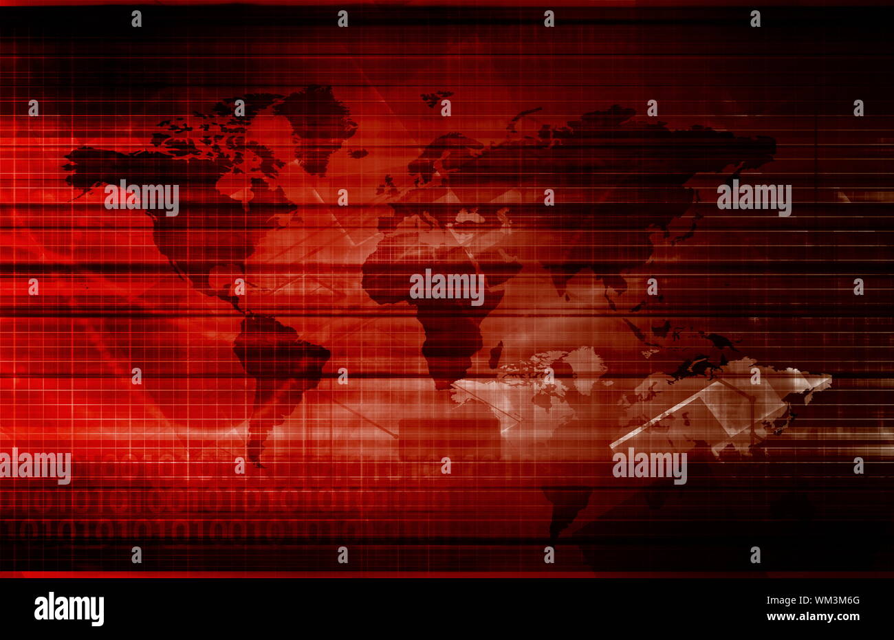 Globalization international communication system hi-res stock ...