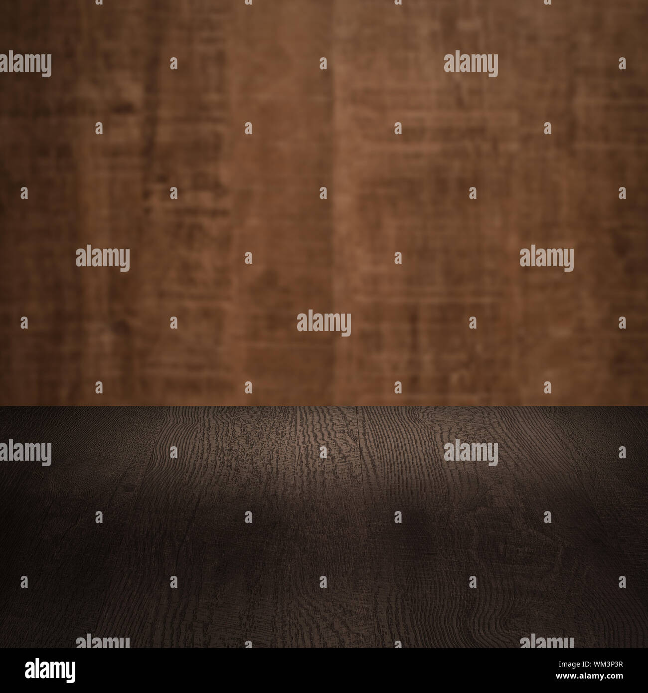 Wood background - table with wooden wall Stock Photo - Alamy