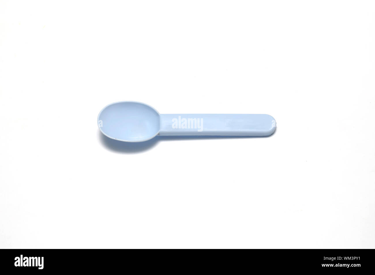 blue plastic spoon Stock Photo - Alamy