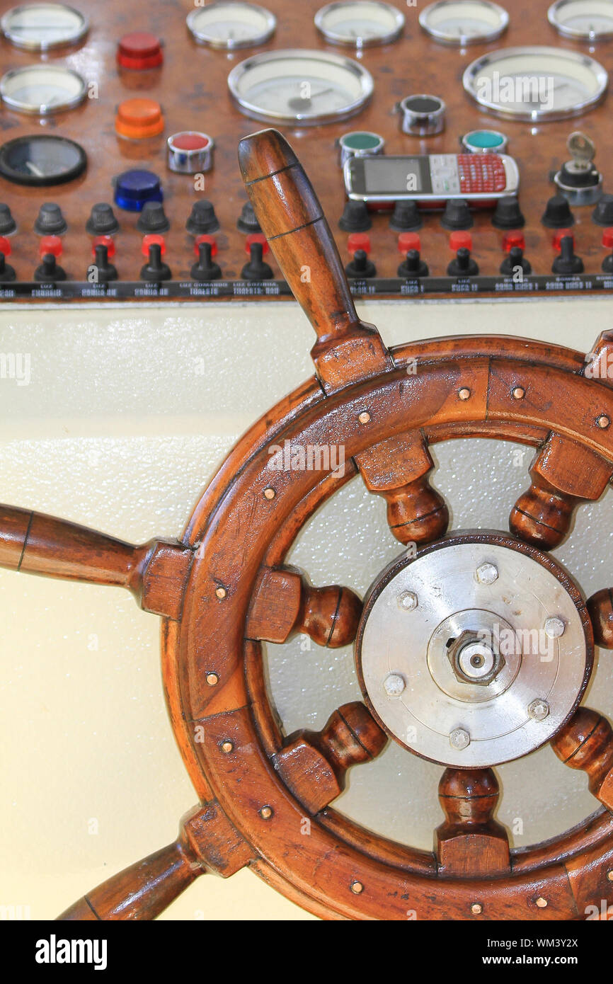 Helm boat hi-res stock photography and images - Alamy