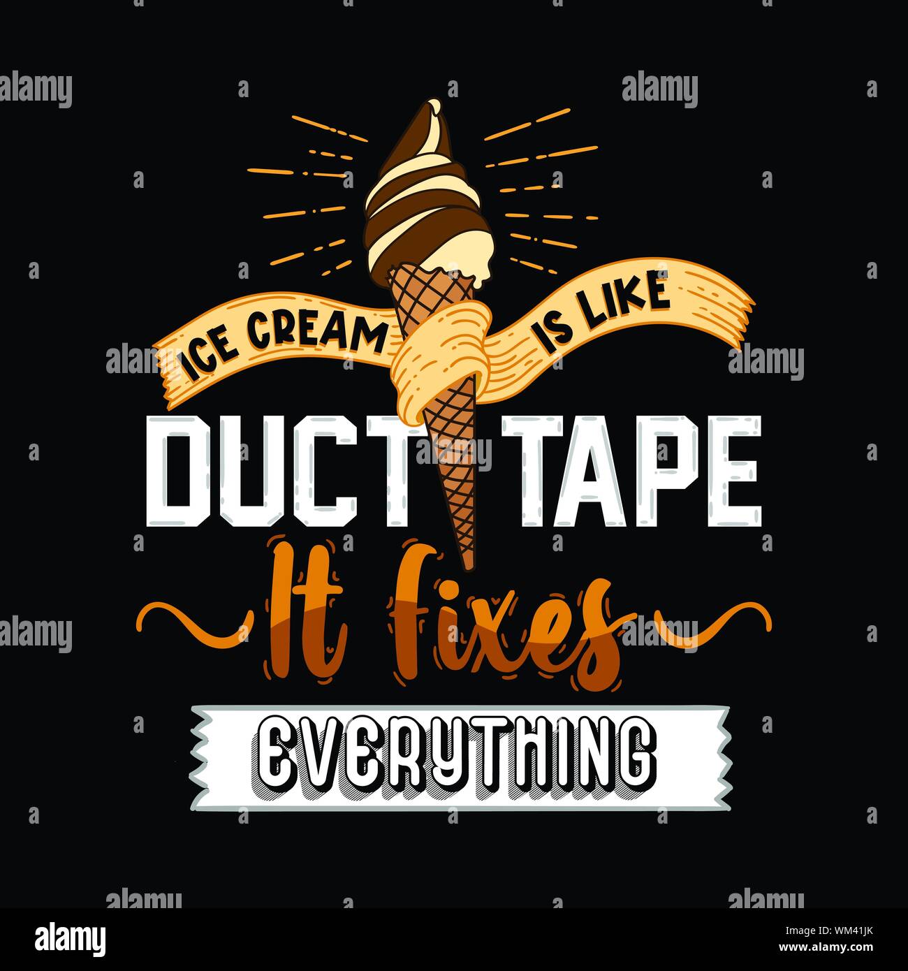 Duct tape and girl Stock Vector Images - Alamy