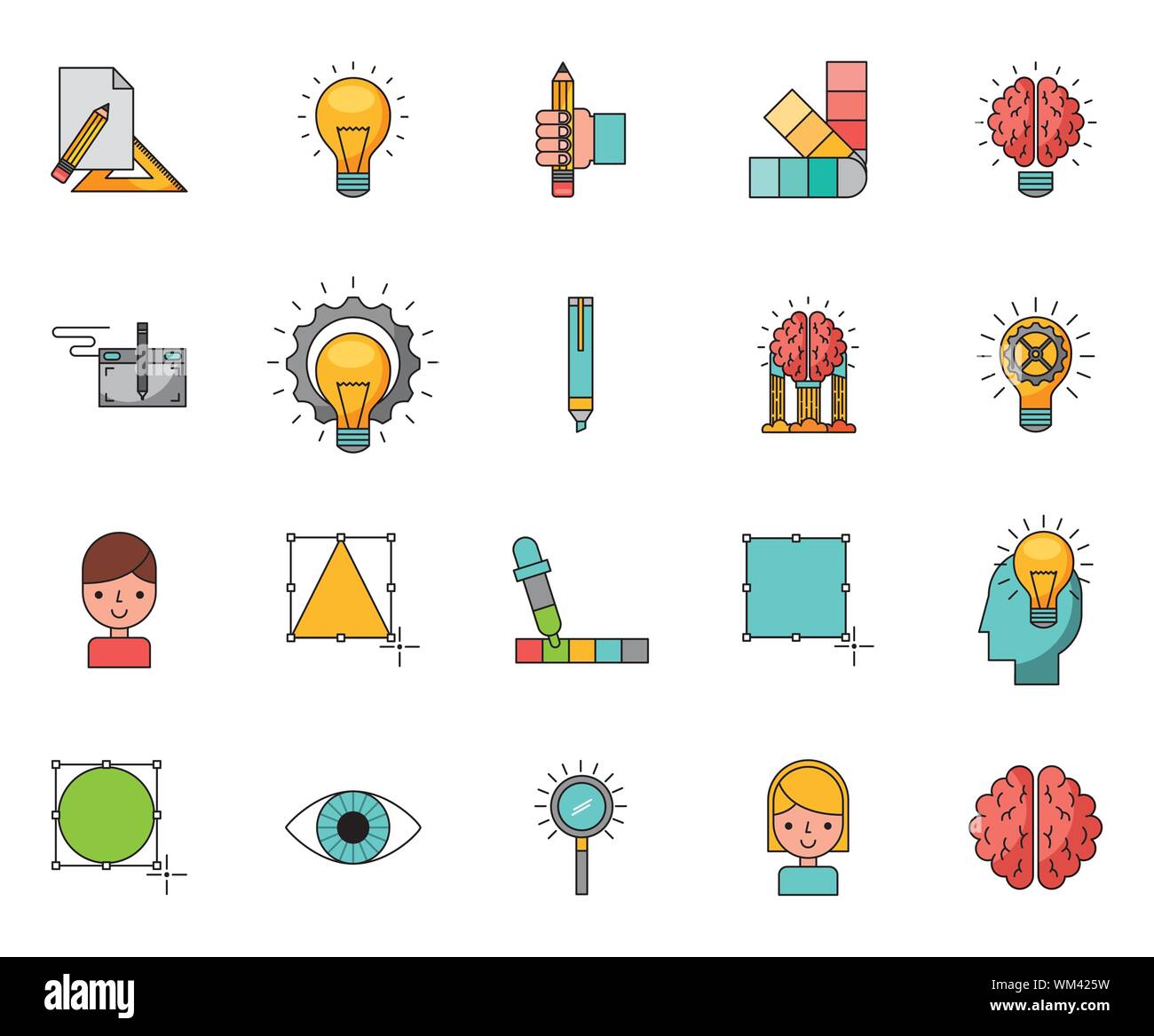 Rule brainstorming Stock Vector Images - Alamy