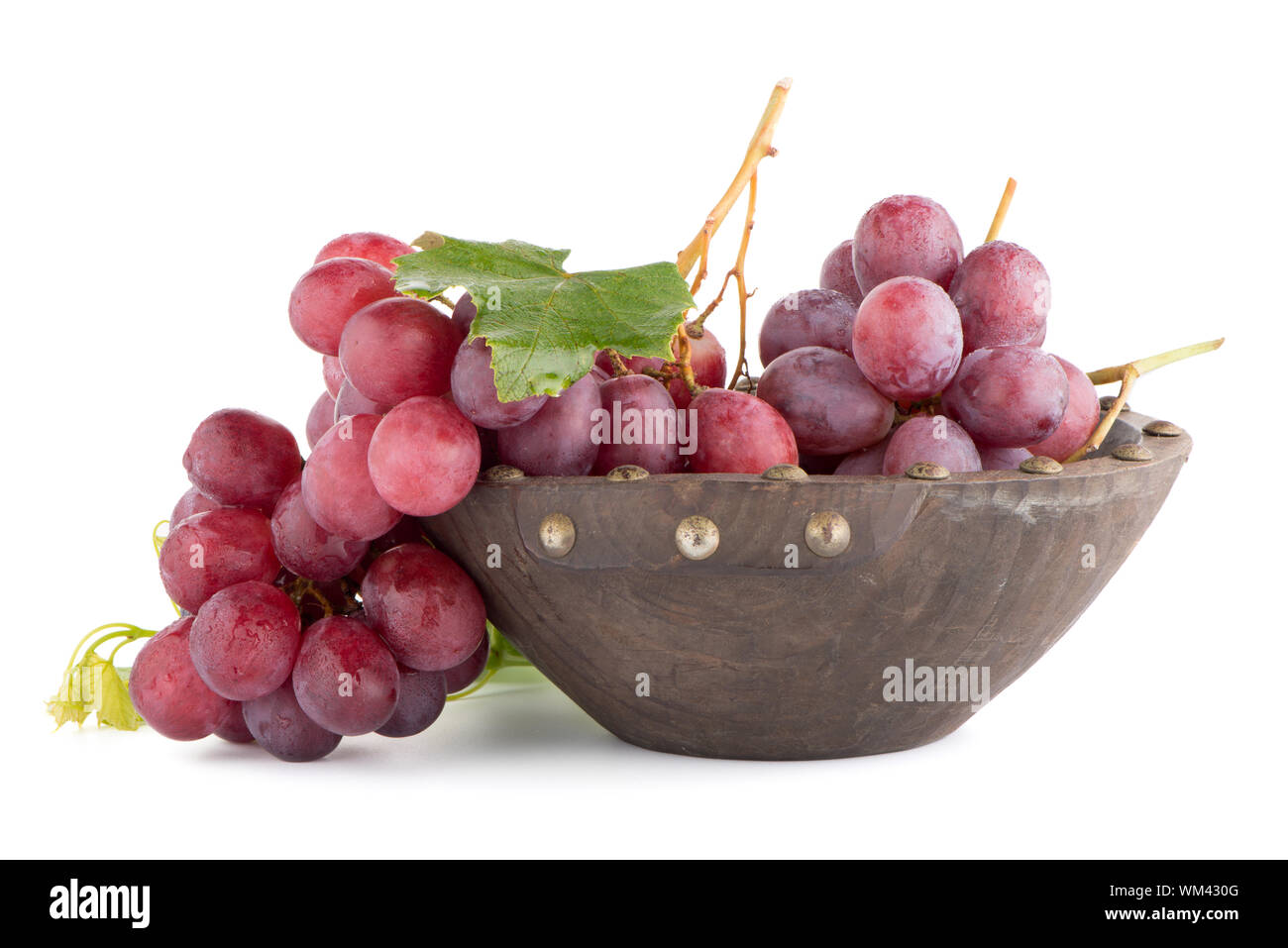 Colored red green grapes Cut Out Stock Images & Pictures - Alamy